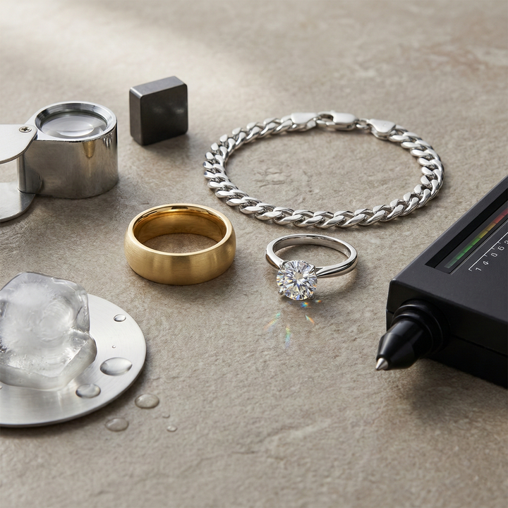 How to Tell If Jewelry Is Real: Silver, Gold, and Moissanite Authentic ...