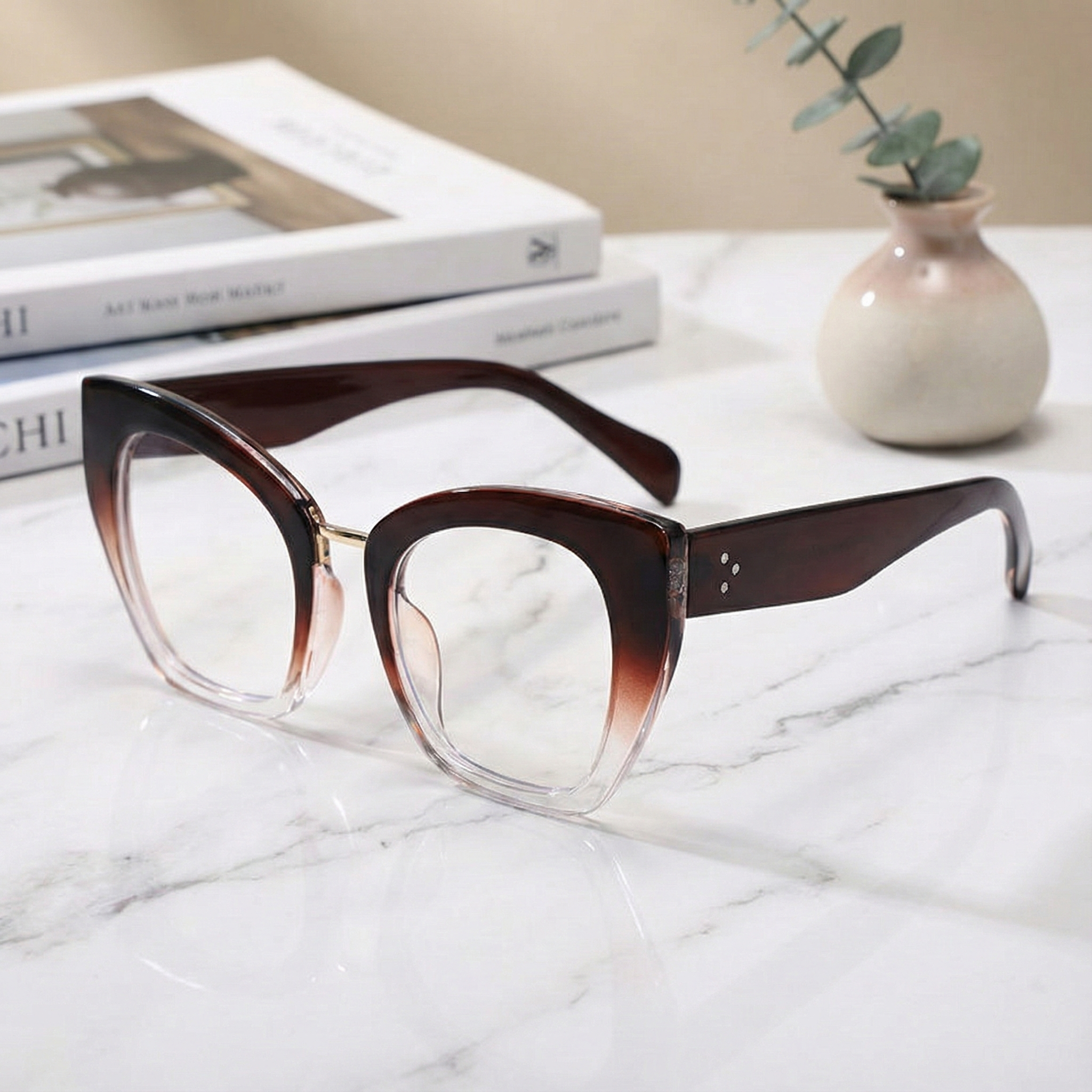 MIRELLA CAT EYE SUNGLASSES - IVORY & EBONY